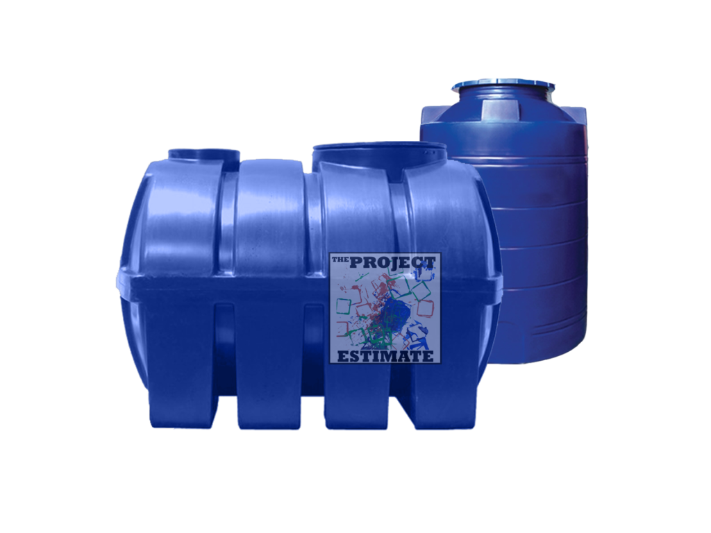 Water Tank Price List | Material Prices - TheProjectEstimate.com